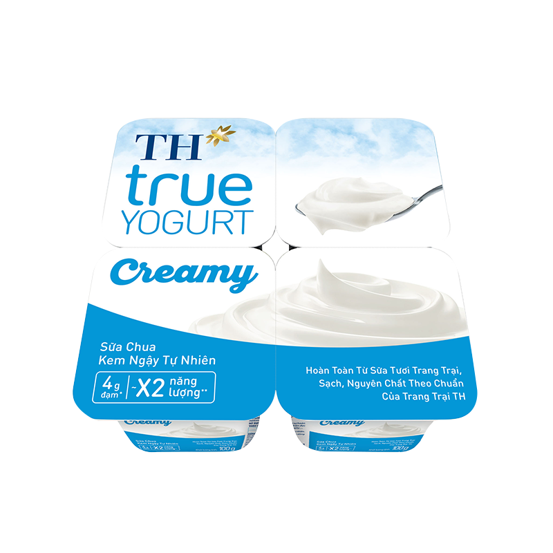 Sữa Chua Kem Ngậy Tự Nhiên TH true YOGURT Creamy 100 g – TH true MILK